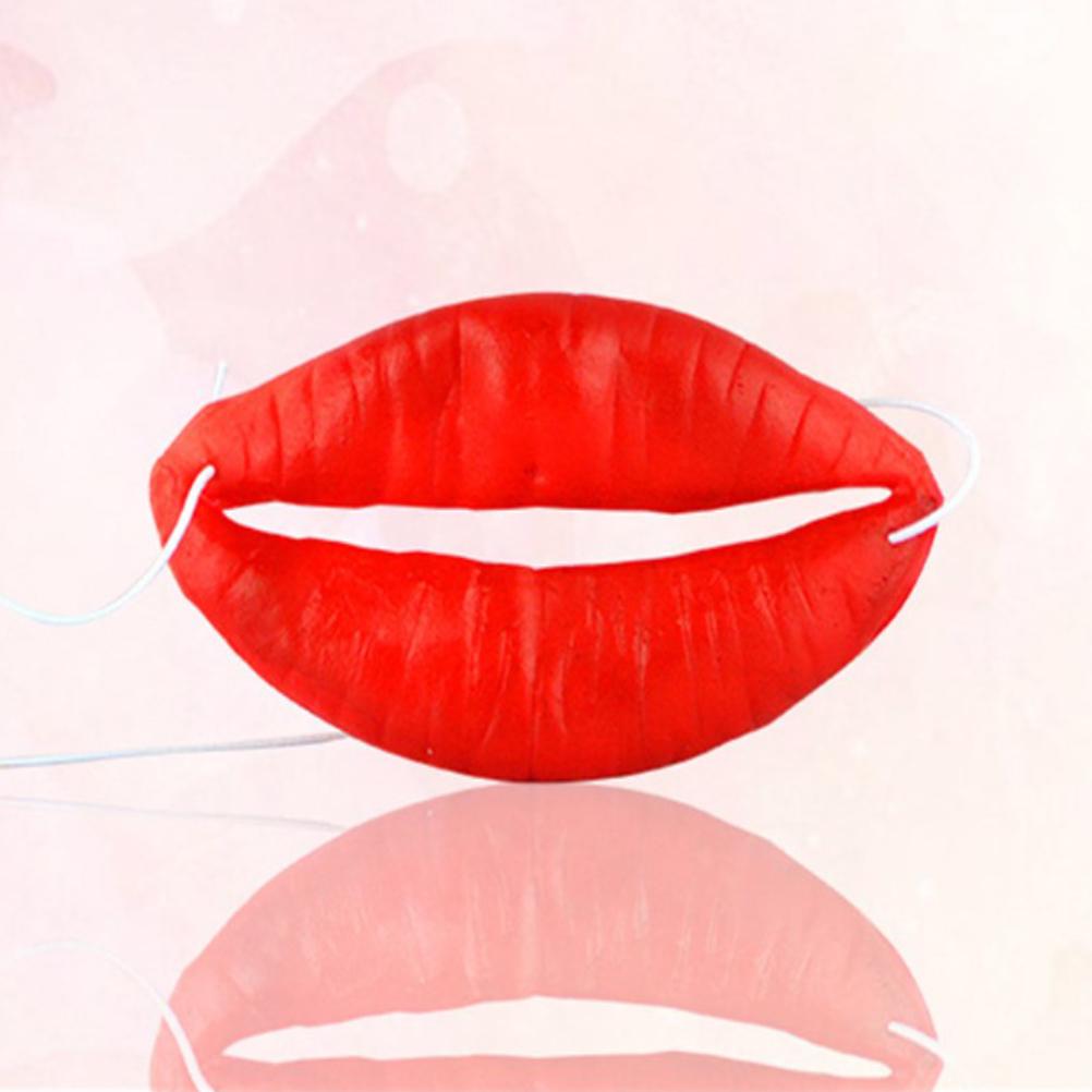 Halloween Dance Party Funny Red Lips Toys Tidy Supplies Sexy Red ...