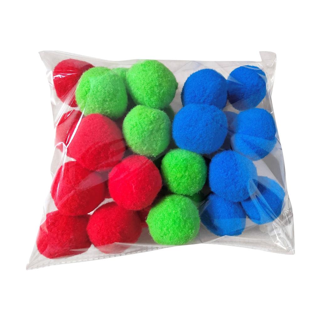Buy (orchis)50-Pack Reusable Water Bounce Balls Absorbent Cotton Balls ...