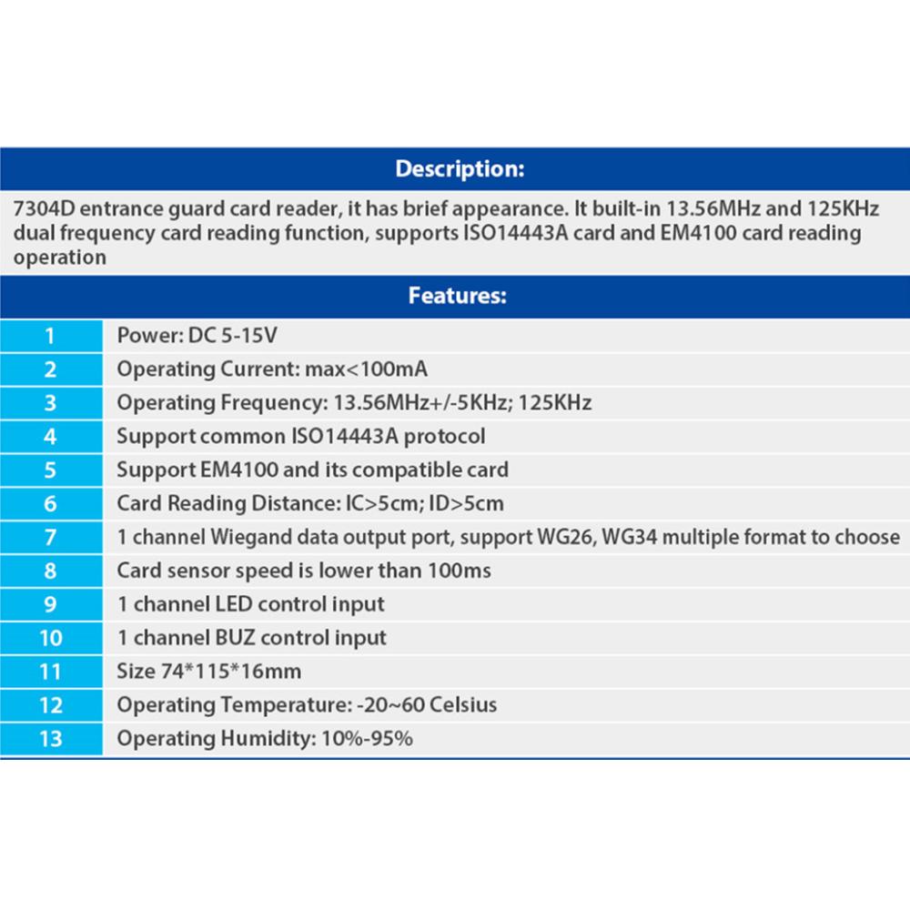 Buy For Arduino RFID Module Dual Frequency RFID Reader Wireless Module ...