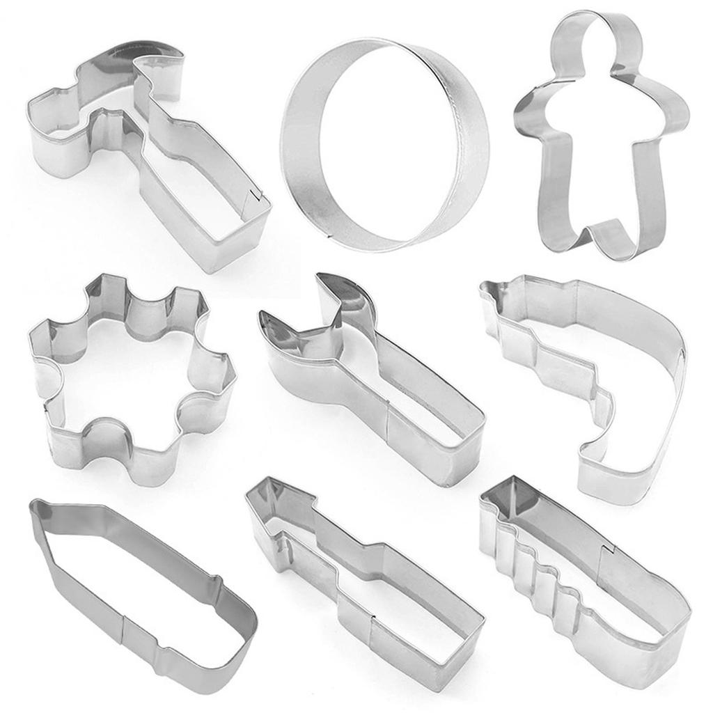 Buy Creative Tool Shape Stainless Steel Diy Mold Baking Mold Kitchen ...