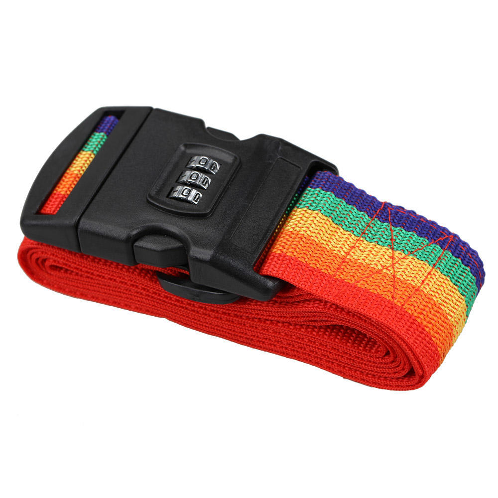 Nylon Travel Luggage Suitcase Strap Baggage Backpack Belt With Coded