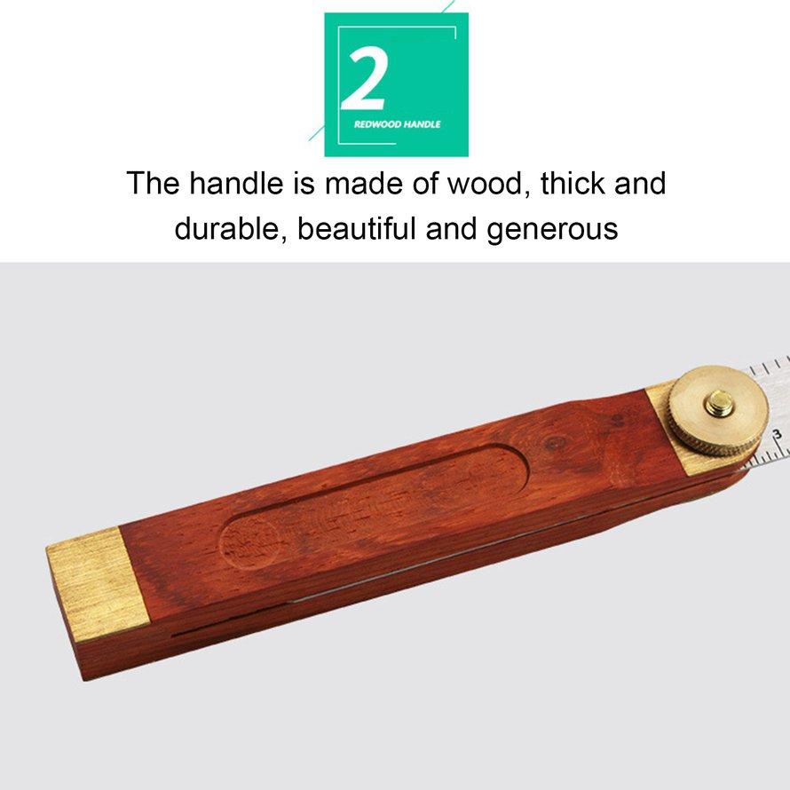 Buy Angle Rulers Gauges Square Sliding T-Bevel With Wooden Handle Level ...