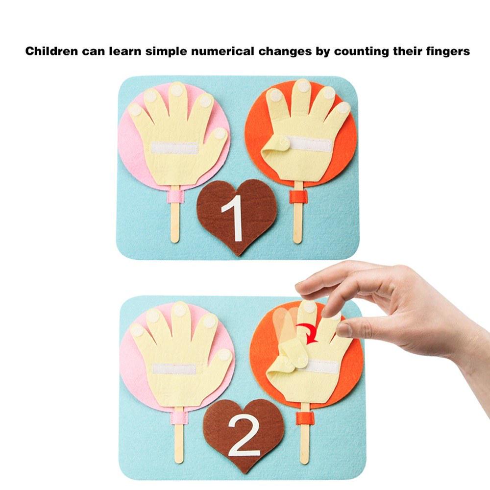 Buy Finger Match Board Toy Math Readiness Children Finger Counting Toy ...