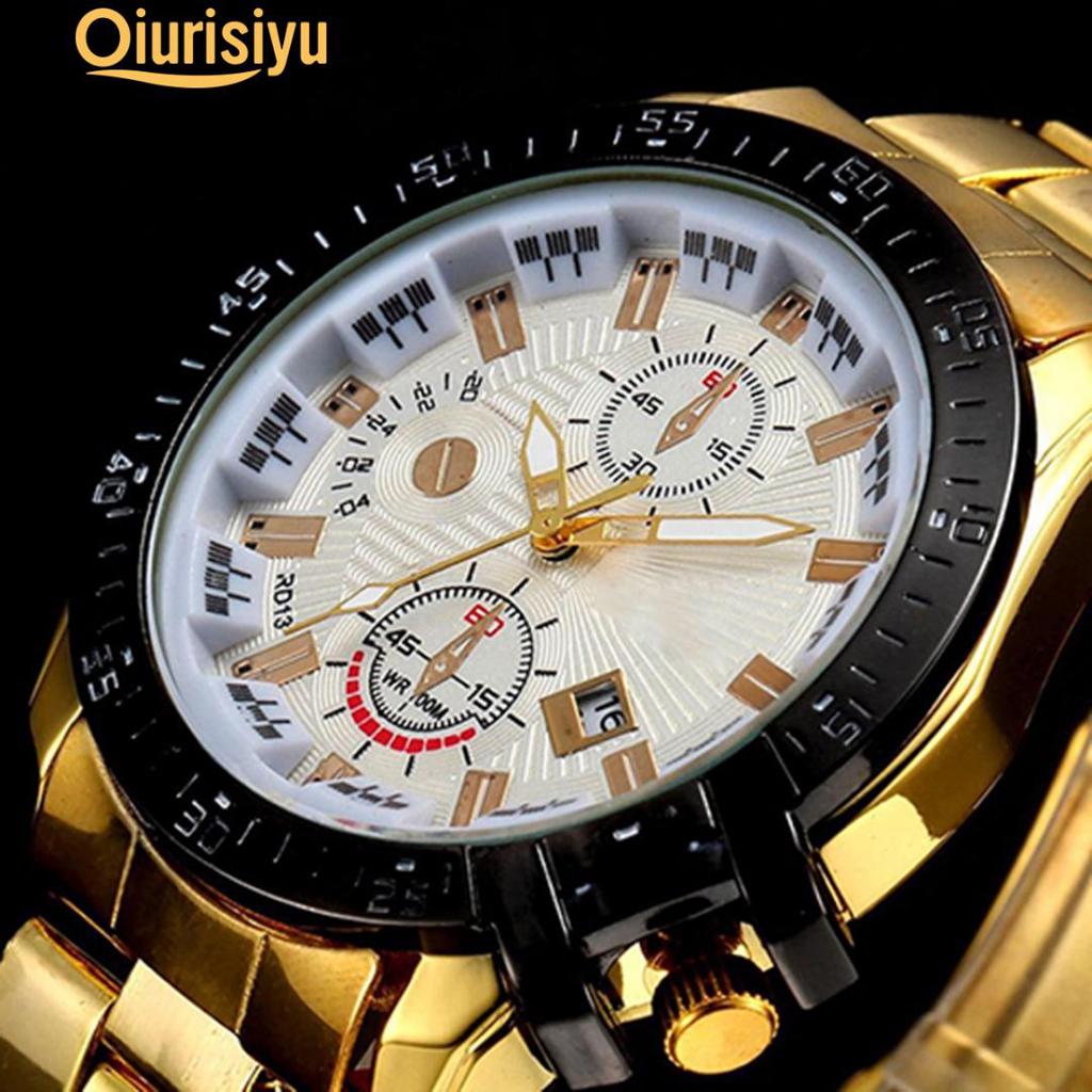 Herren Sport Edelstahl Quarz Analoge Armbanduhr Römische Ziffern ...