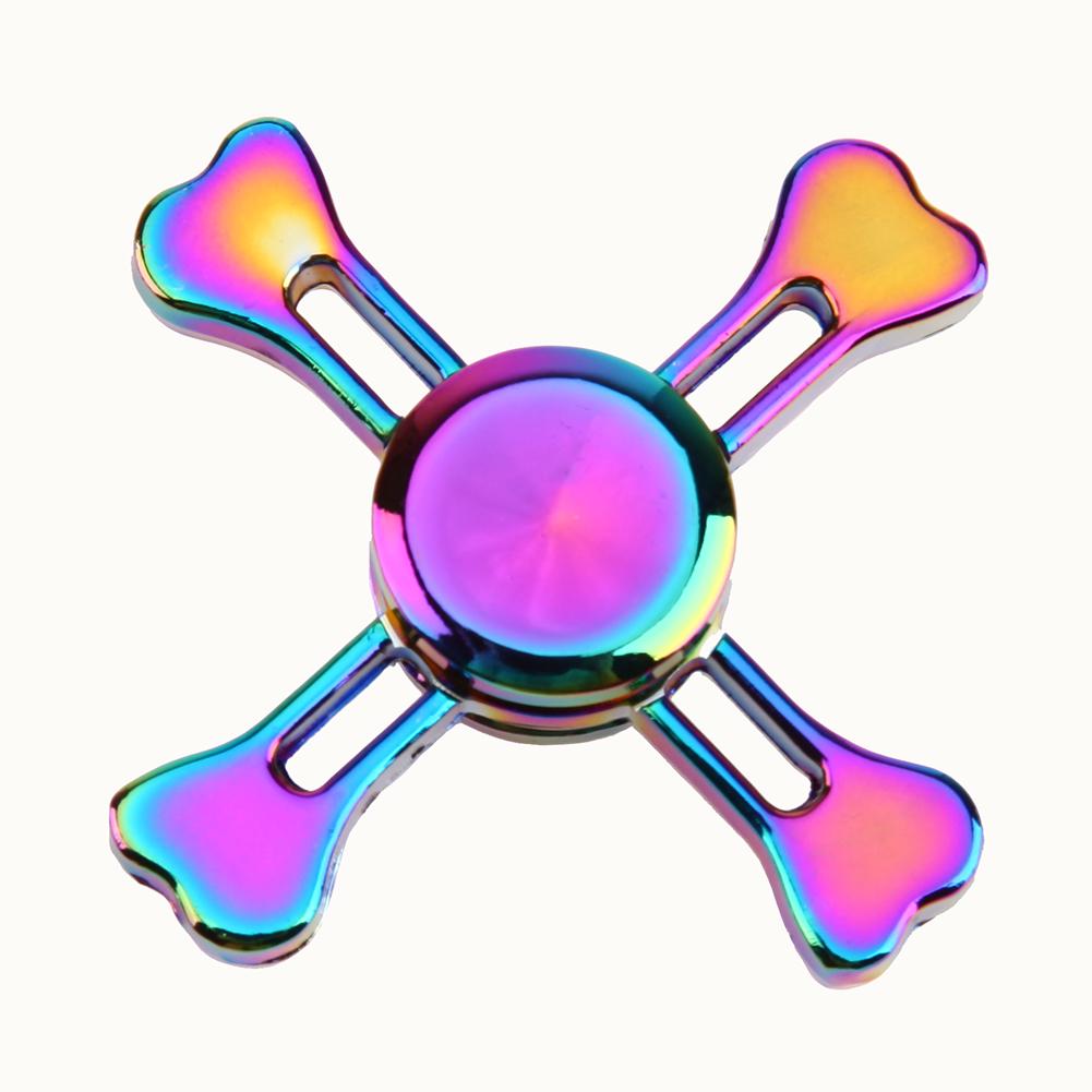 Buy Skull Tri-Spinner Metal EDC Hand Spinner For Autism and ADHD Fidget ...
