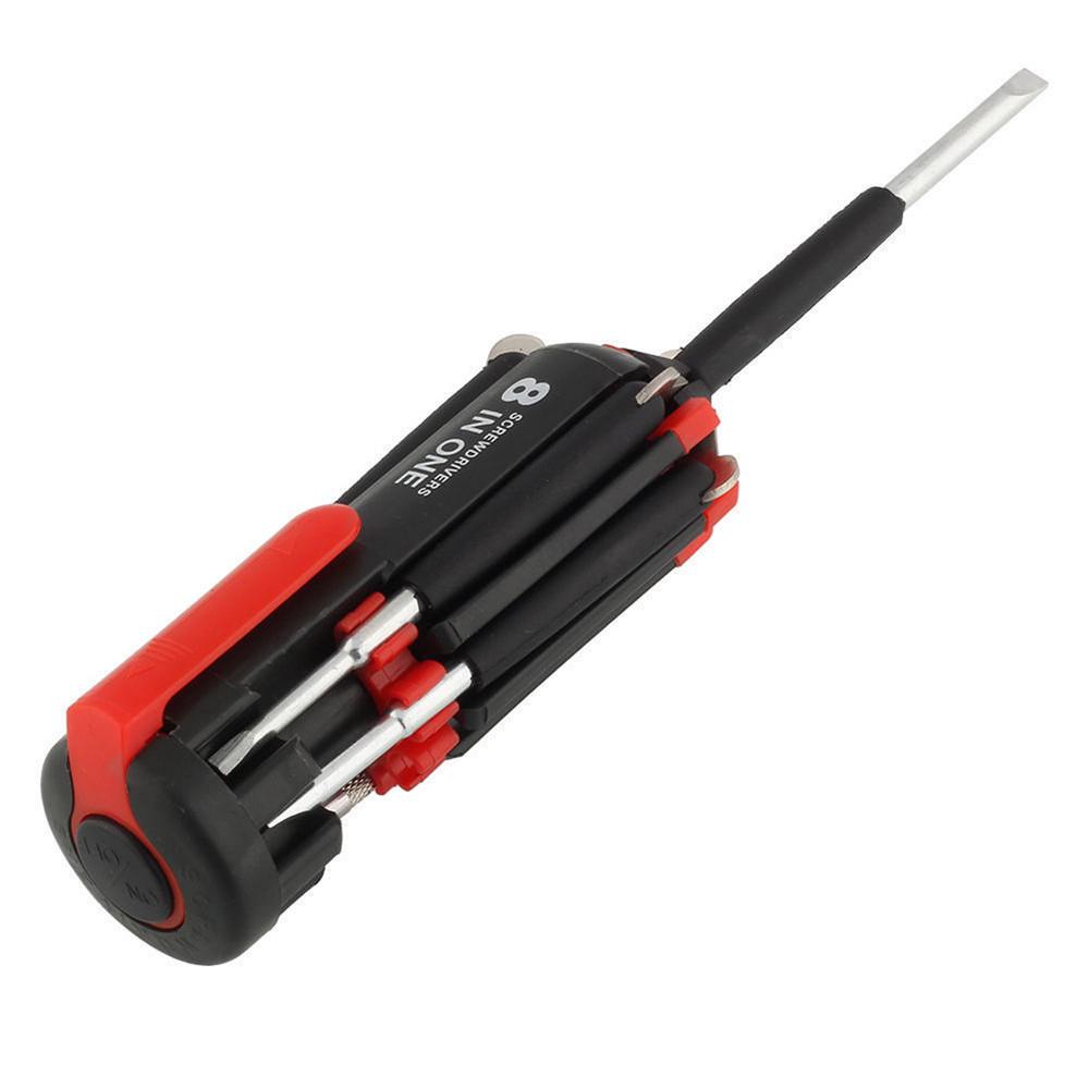 Buy New Multi-functiona 8 In 1 Multi Screwdriver with 6 LED Torch Hand ...