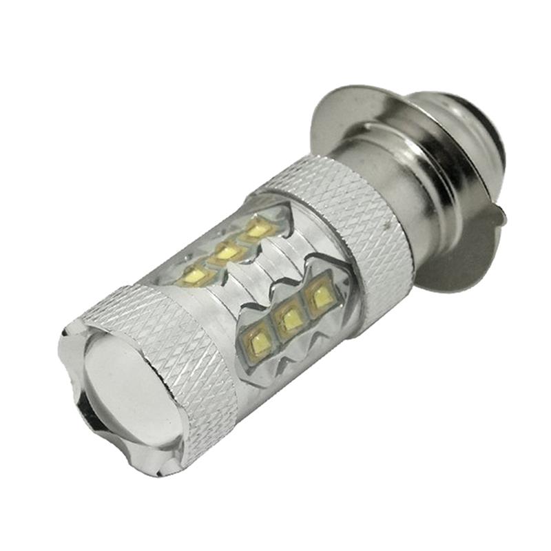Buy 12V H6 80W 16Led Practical Daytime Running Light Bulb Motorcycle ...