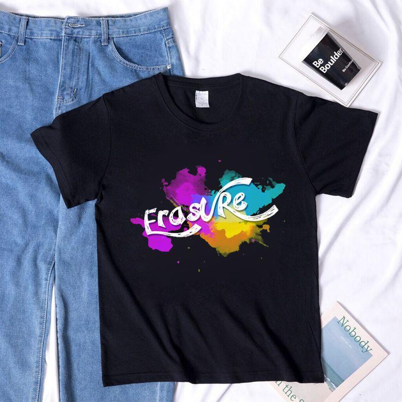 Buy Erasure Classic T-Shirt The Mandalorian Graphic Tees Tops Cute Yoda ...