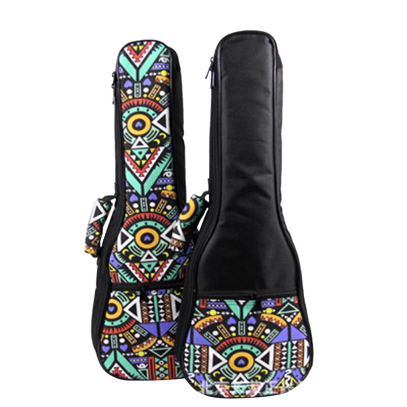 Buy 21/23/26 Inch National Style Double Strap Ukulele Carry Bag Cotton ...