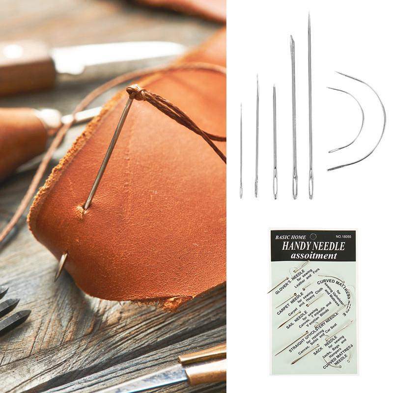 Buy Professional Leather Craft Tools Kit Hand Sewing Stitching Punch ...