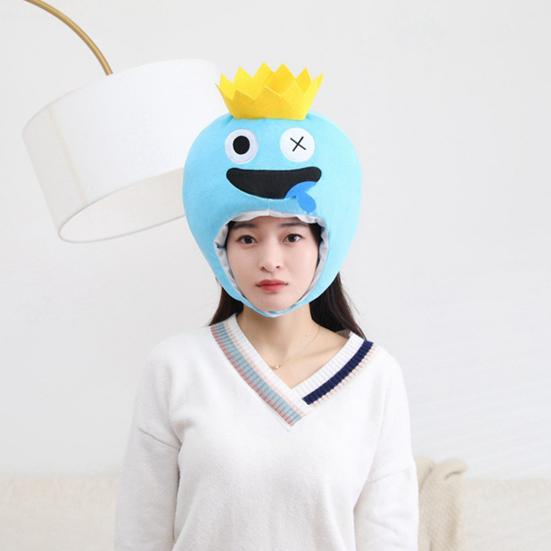 Stuffed Head Cover Comfortable Touch Chic Crown Cosplay Cartoon ...