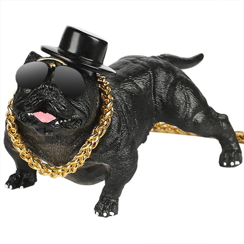 Buy Creative Car Bully Dog Dashboard Decorative Ornaments With Anti ...