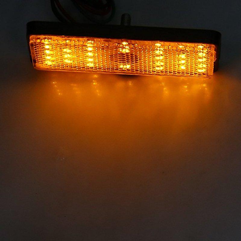 💰Kaufe 2Pcs LED Square Motorcycle Scooter Reflector Tail Brake Turn ...