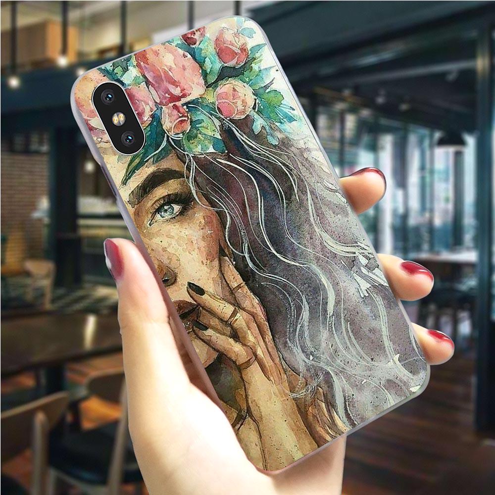 Buy Art Inspiration Girl Phone Cover for Xiaomi Redmi 7A 4A 5A GO K20 ...