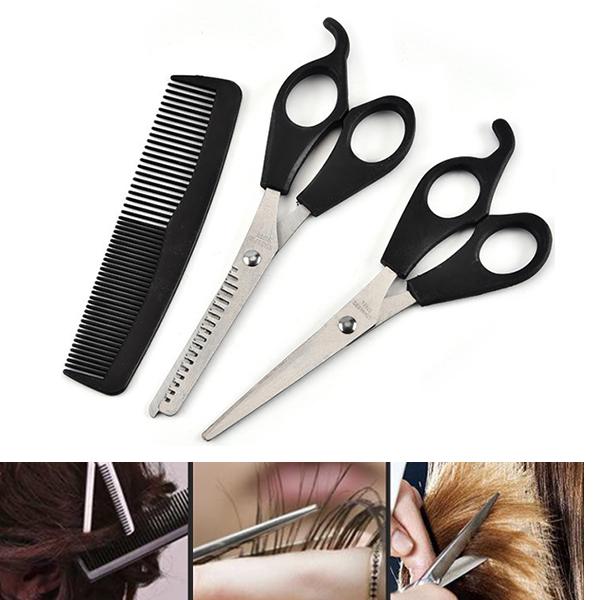 3pcs/Lot Professional Barber Shears Hairdressing Cutting Thinning ...