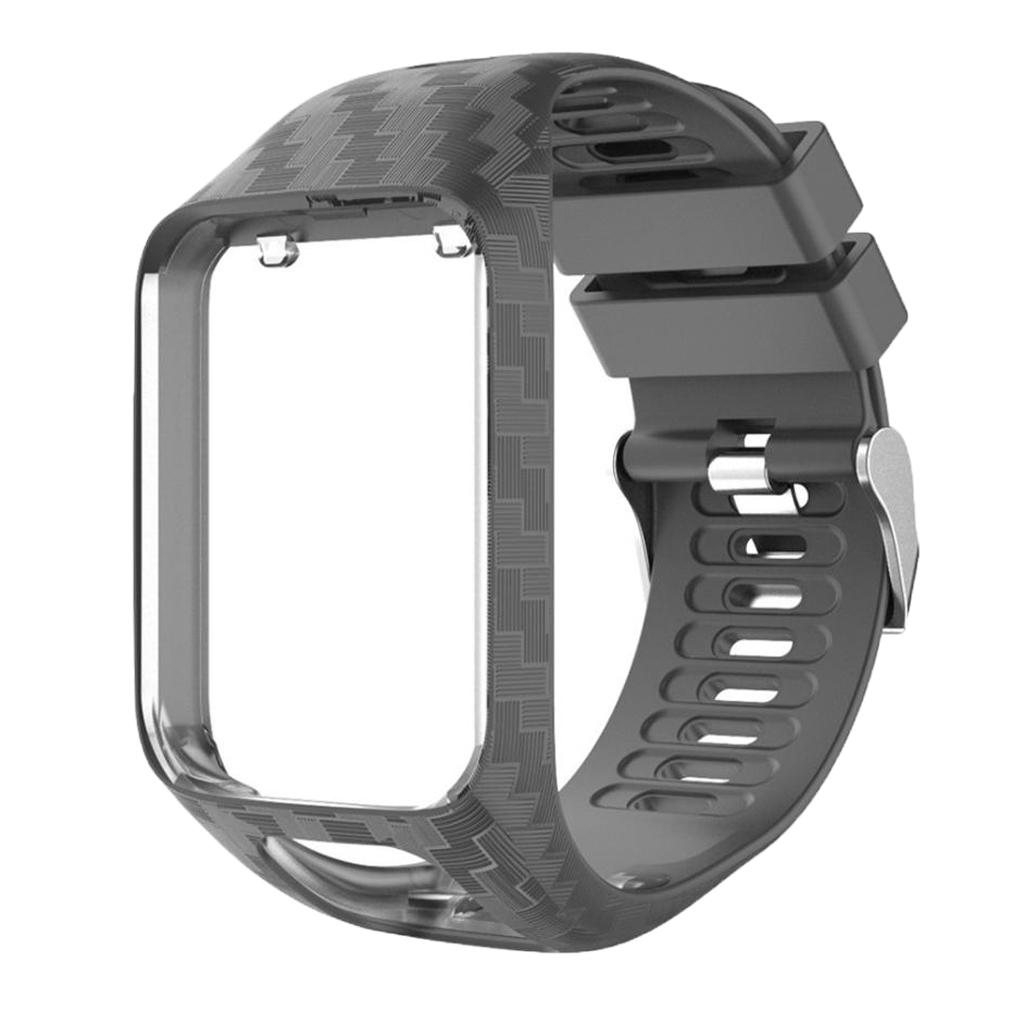 Buy Silicone Strap Watch Band for TomTom Runner 2&3/Golfer 2/Spark3 ...