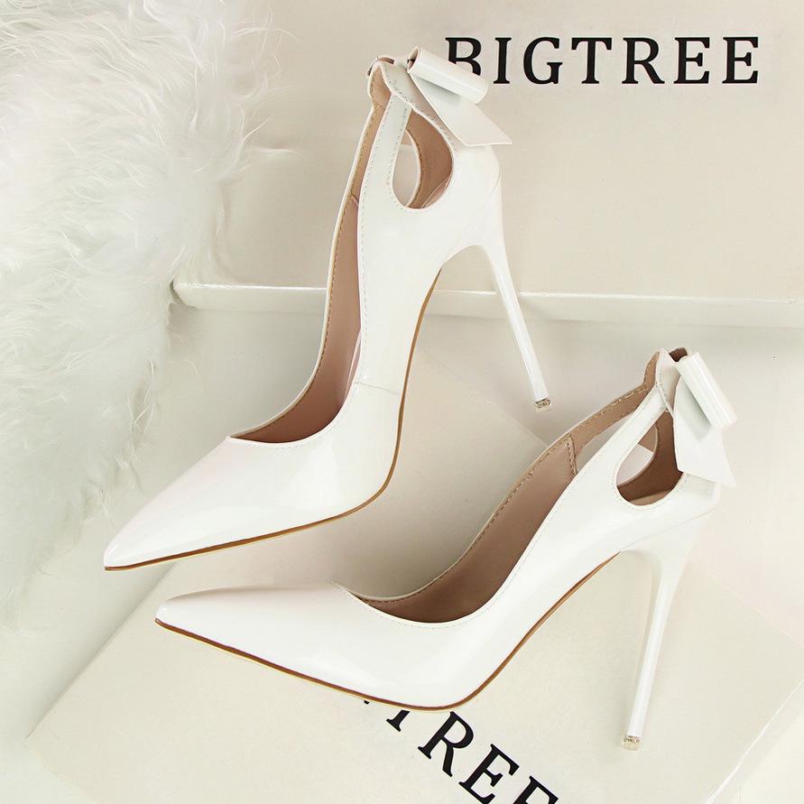 Buy Women's Sexy 10cm High Heels Patent Leather High Heels at ...