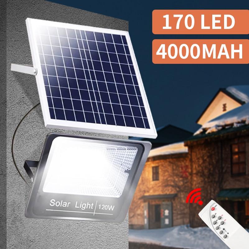 Buy Solar Light Outdoor 44/170 Remote Control Waterproof For Garden ...
