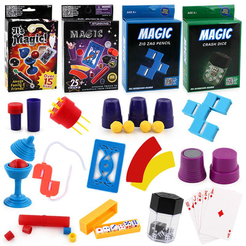 Novelty Magic Toy Box Kit Magic Trick Props Puzzle Toy Education Toy ...