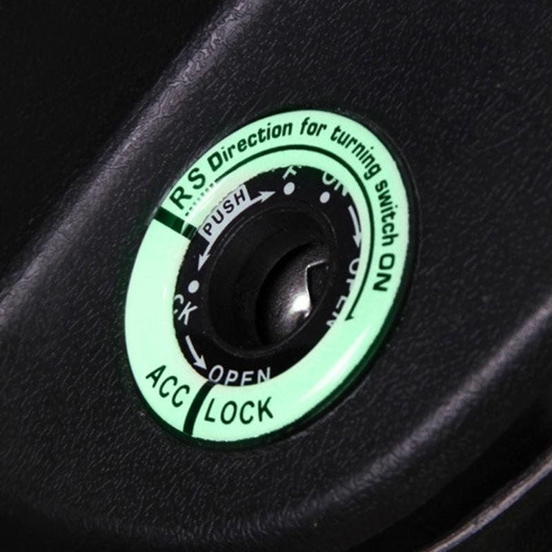 Buy Luminous Car Key Ring Hole Cover For Dacia Logan Renault Scenic 2 ...