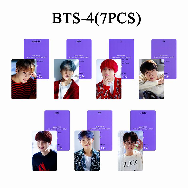 Buy 7pcs/set K-POP BTS Dicon Photocard 101 Small Card Bangtanboy ...