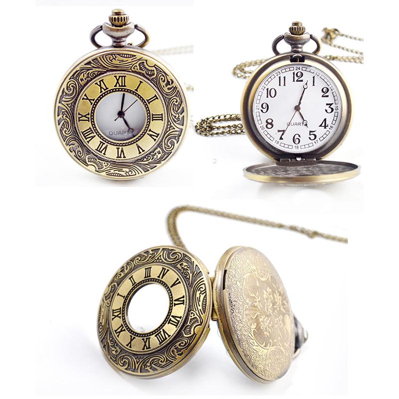 Buy Clothing Quartz Pastoral Quartz Pocket Watch Accessories Unisex ...