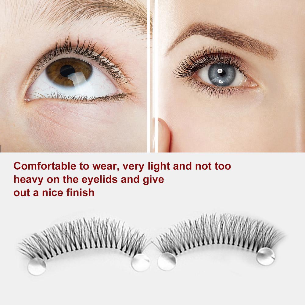 Buy 10 Pairs/set Natural Long False Eyelashes Thick Cross Makeup Beauty ...