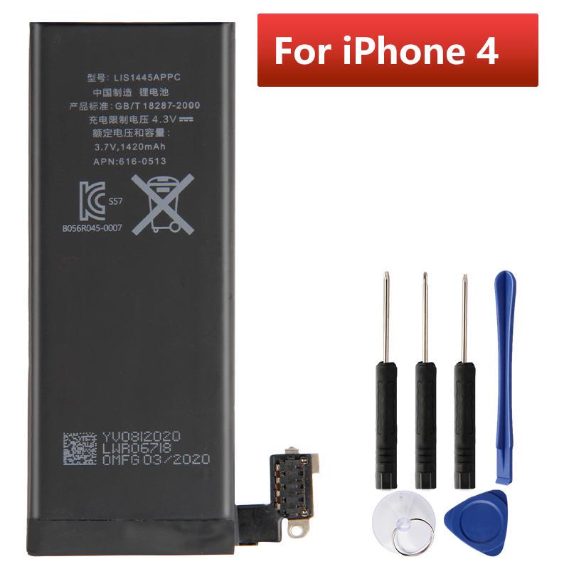 Buy Replacement Phone Battery For iPhone 4 iPhone4 iPhone 4G 1420mAh ...