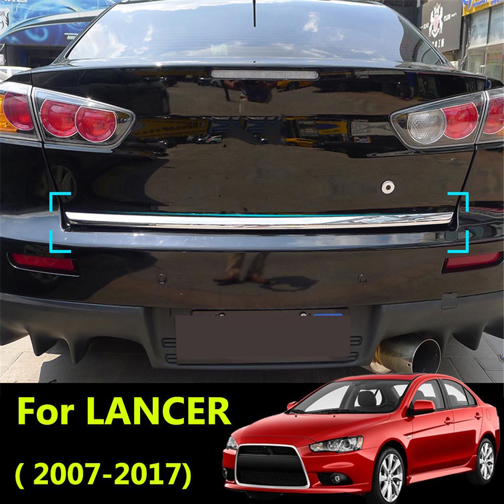 Buy Rear Trunk Tail Gate Tailgate Cover Trim For Mitsubishi Lancer 2007 ...