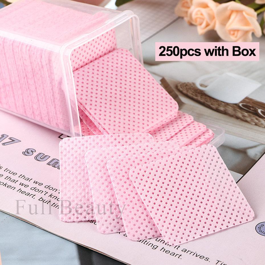Cheap 250Pcs/Box Nail Wipes Napkins Nail Manicure Liquid Nail Polish ...
