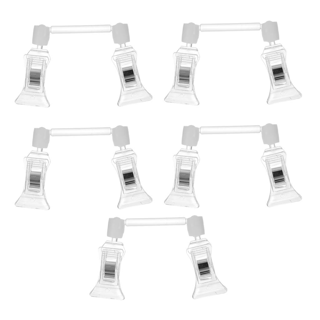 Buy 5Pcs Price Tag Clips Durable Sign Clamps Mall Price Label Holders ...