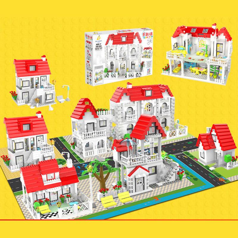 Pimpimsky Building Blocks Model House Castle Street View BLOCK Girls ...