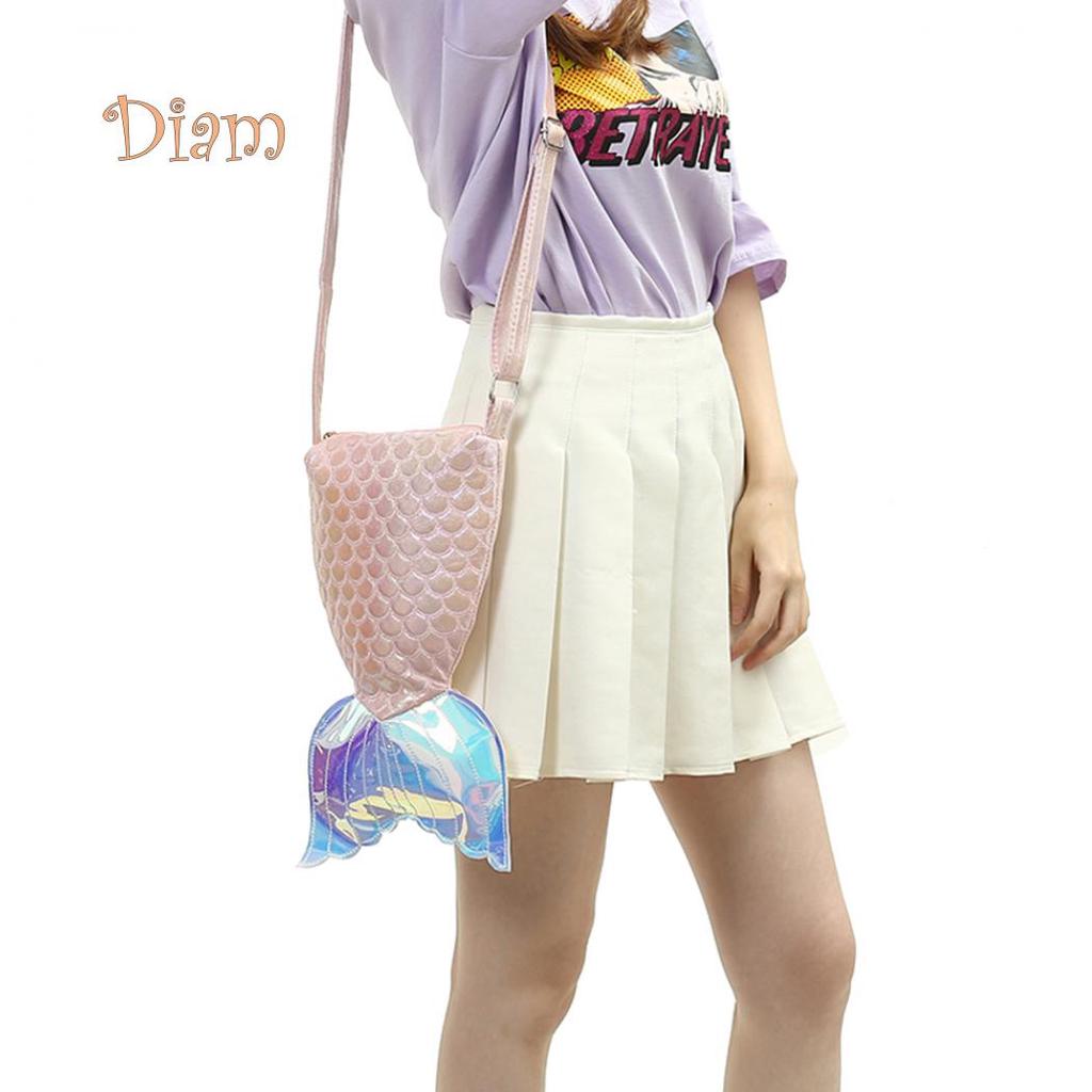 Buy Dilara Lovely Mermaid Tail Faux Leather Women's Crossbody Shoulder ...