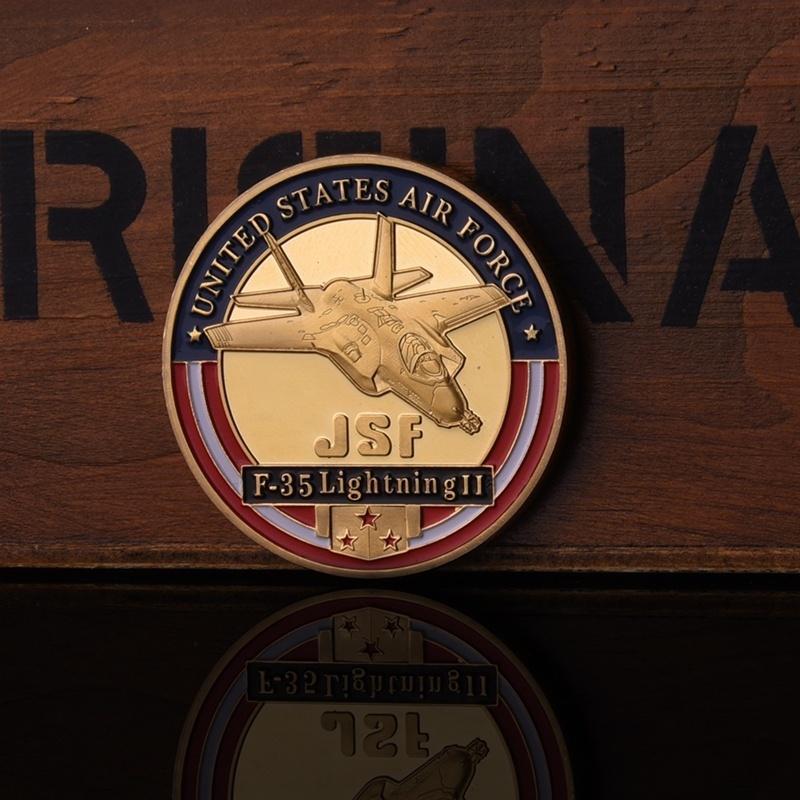 Buy US Air Force USAF Lightning F-35 Joint Strike Fighter Plane Coin at ...