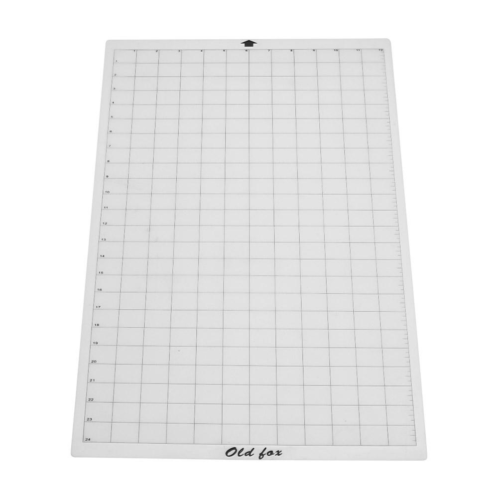Replacement Cutting Mat Transparent Adhesive Mat with Measuring Grid 12 ...