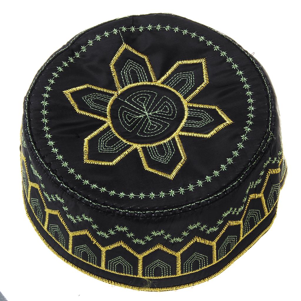 Buy Men Fashion Skull Cap Muslim Islamic Prayer Hat Head Wear Clothing ...