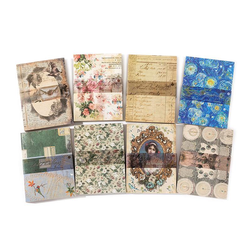 Cheap 100pcs/ Backing Paper Diary Scrapbook Decorative Retro Material ...