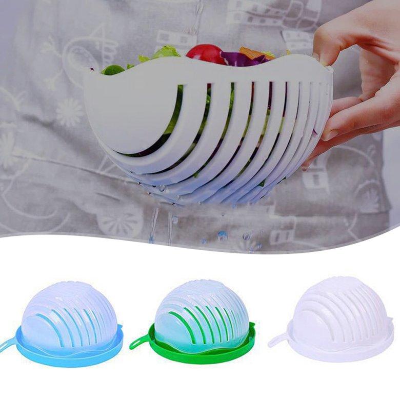 Buy Easy Speed Salad Maker Large Perfect Salad Cutter Bowl – 57 Second ...