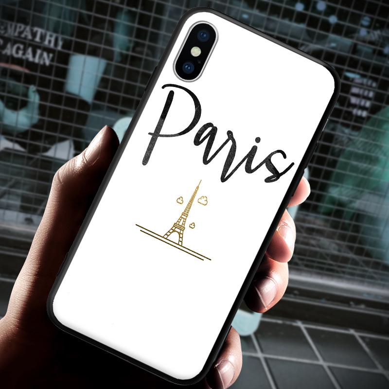 Buy Paris Eiffel Tower Pattern TPU Hard Phone Case at affordable prices ...