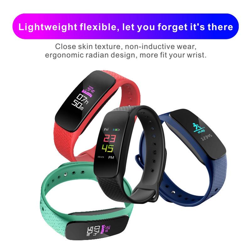 Buy L6 Color Screen Smart Bracelets Sports Bracelet Heart Rate ...