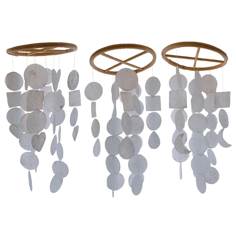 Buy Shell Wind Chime Room Decoration Nordic Hanging Windchimes Wall ...