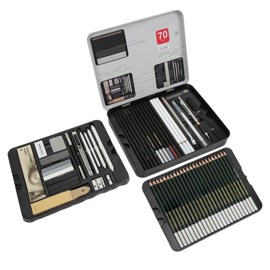 Cheap 70Pcs Art Pencils Set Multiple Choices Complete Tools ...