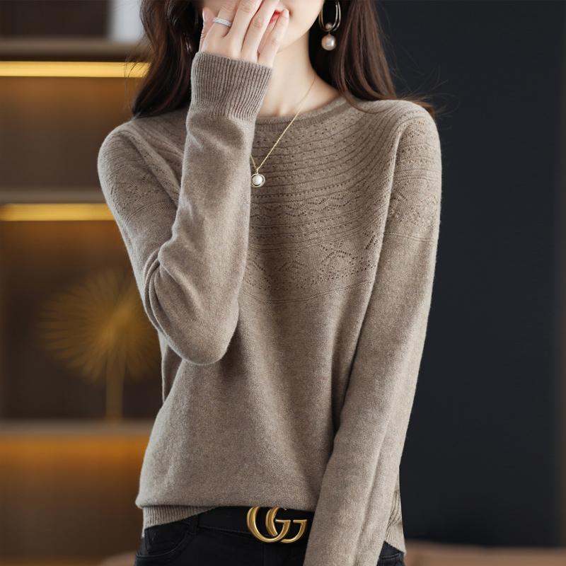 Buy 100% Wool Women Sweater MODERN NEW SAGA Winter Soft Warm Knit ...