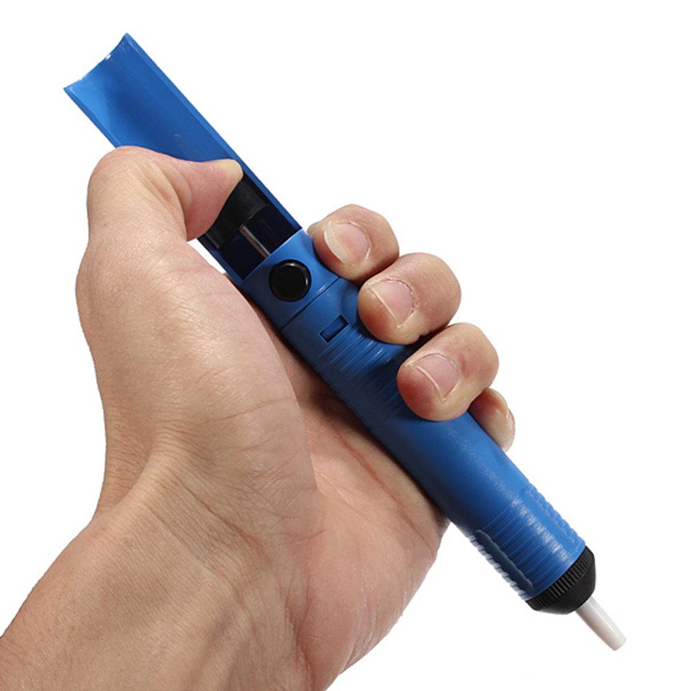 Blue Desoldering Pump Sucker Solder Iron Removal Vacuum Soldering ...