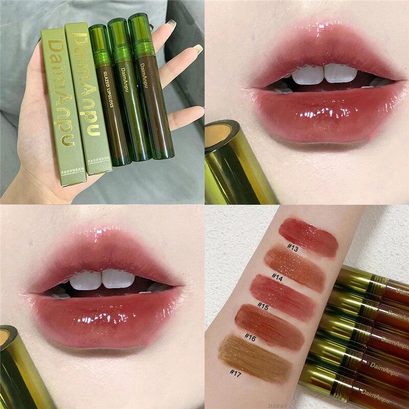 Buy Mirror Lipstick Water Lip Gloss Waterproof Long Lasting Glass Lip ...