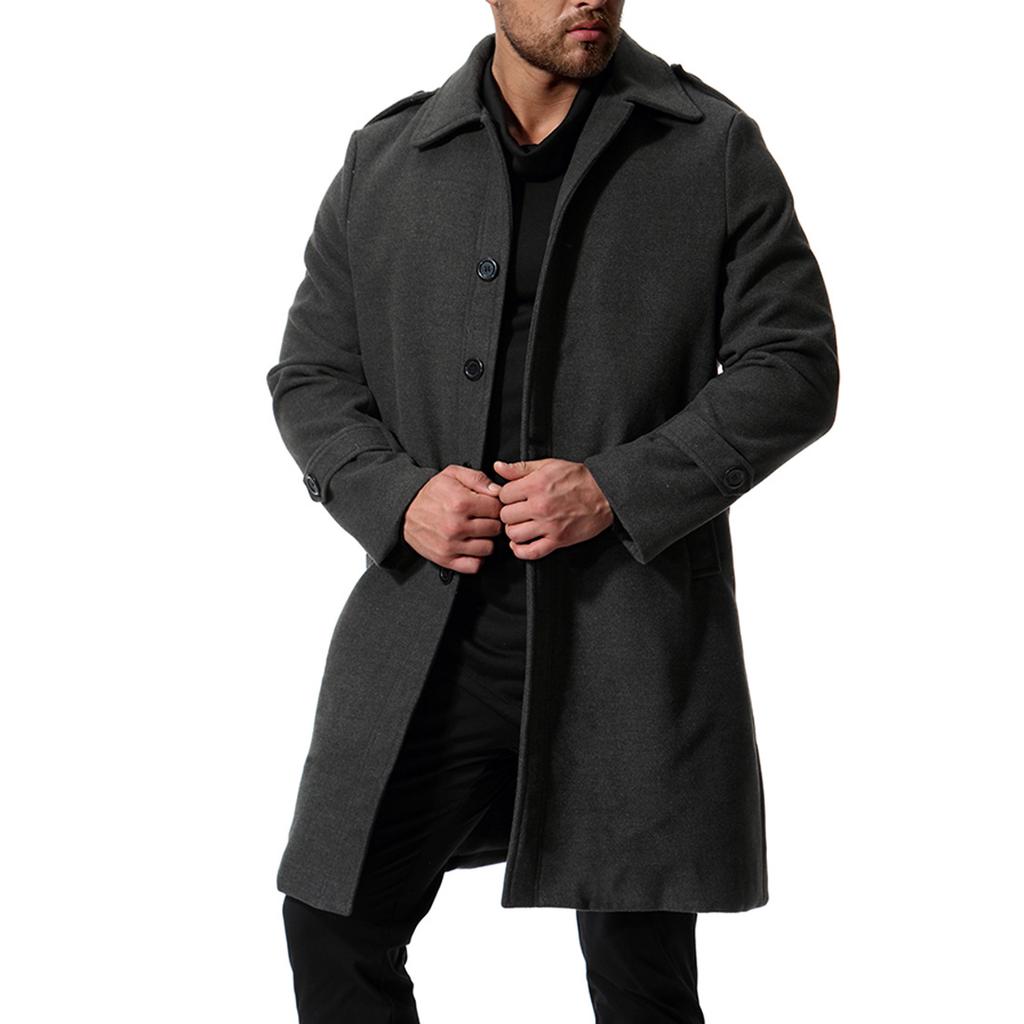 Buy Autumn Europe and America Coat Boutique Wool Woolen Coat Coat Male ...
