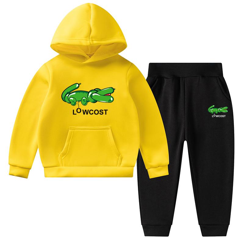 Buy Funny Print Suit Boys Tracksuits Kids Sport Suits Children Hoodies ...