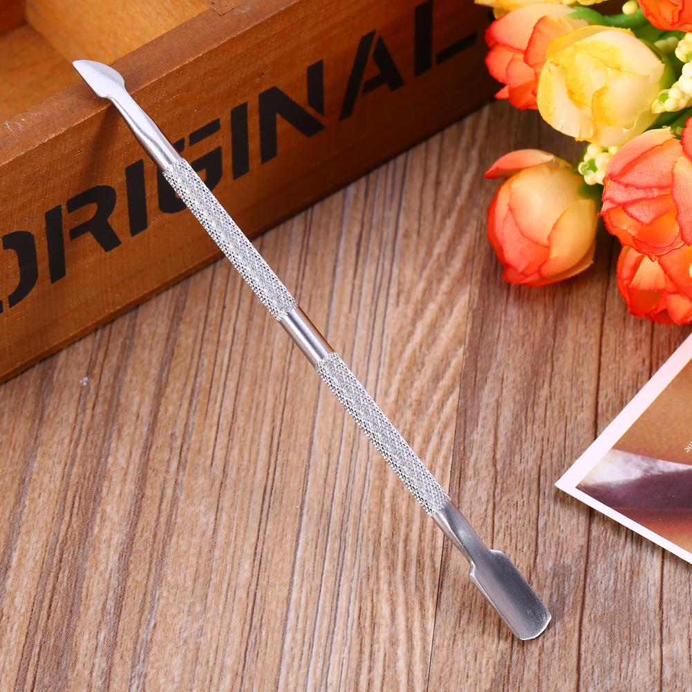 Buy Stainless Steel Nail Cuticle Spoon Pusher Remover Cutter Nipper ...
