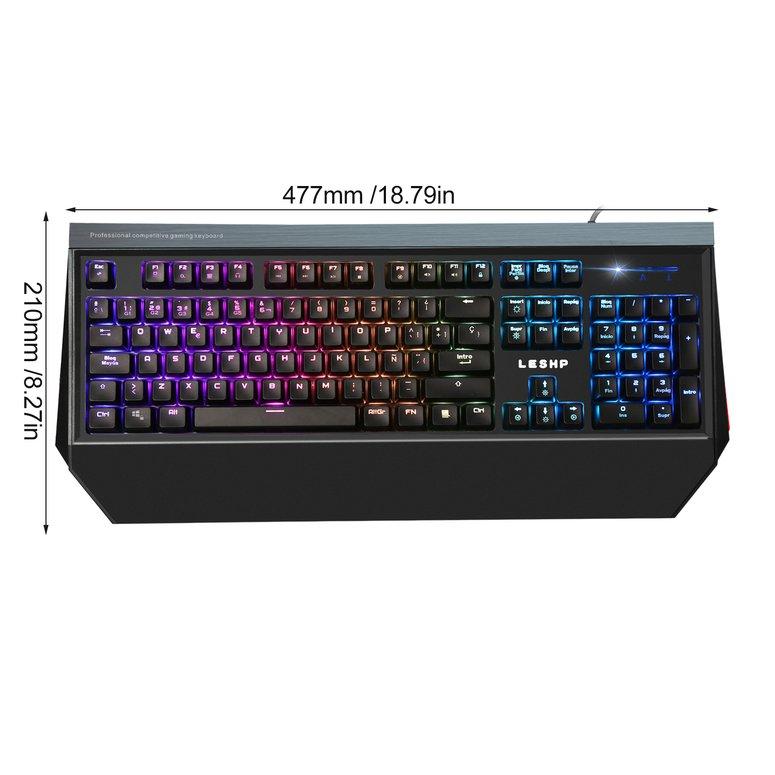 Buy SX LESHP Unlimited Backlight Wired Multimedia Mechanical Game ...