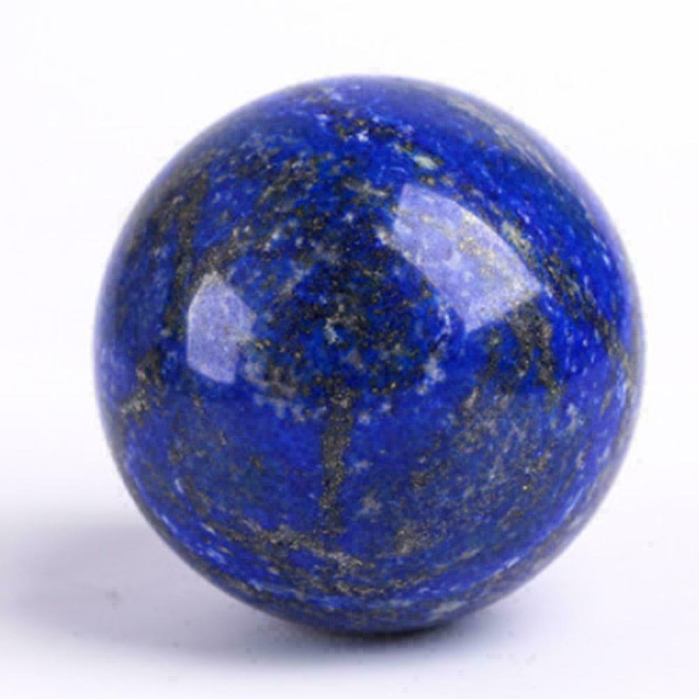 Buy Natural 20mm Blue Lapis Lazuli Crystal Quartz Sphere Ball Healing ...